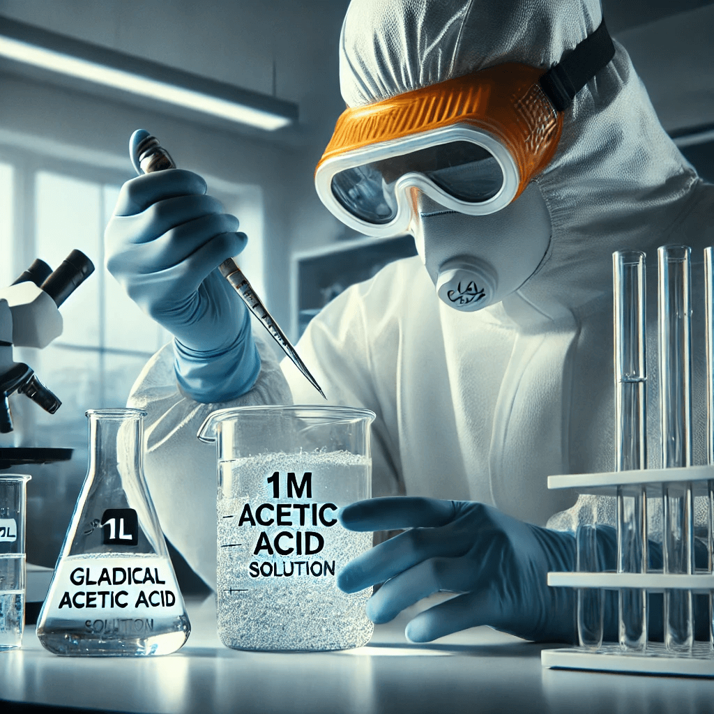 How to Prepare a 1M Acetic Acid Solution